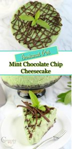 Mint Chocolate Chip Cheesecake In The Instant Pot - Cheesecake It Is!